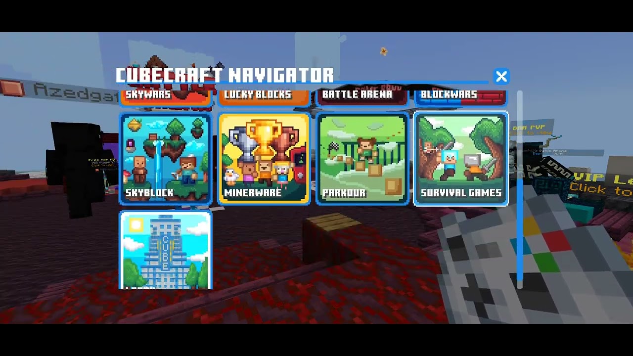 Best game in cube craft mincraft - YouTube