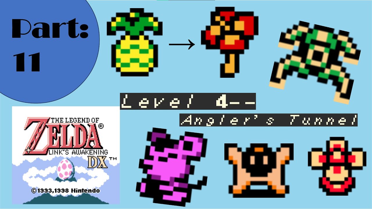 Link's Awakening DX - Part 11 - Pictures & 1/2 of Level 4! - YouTube