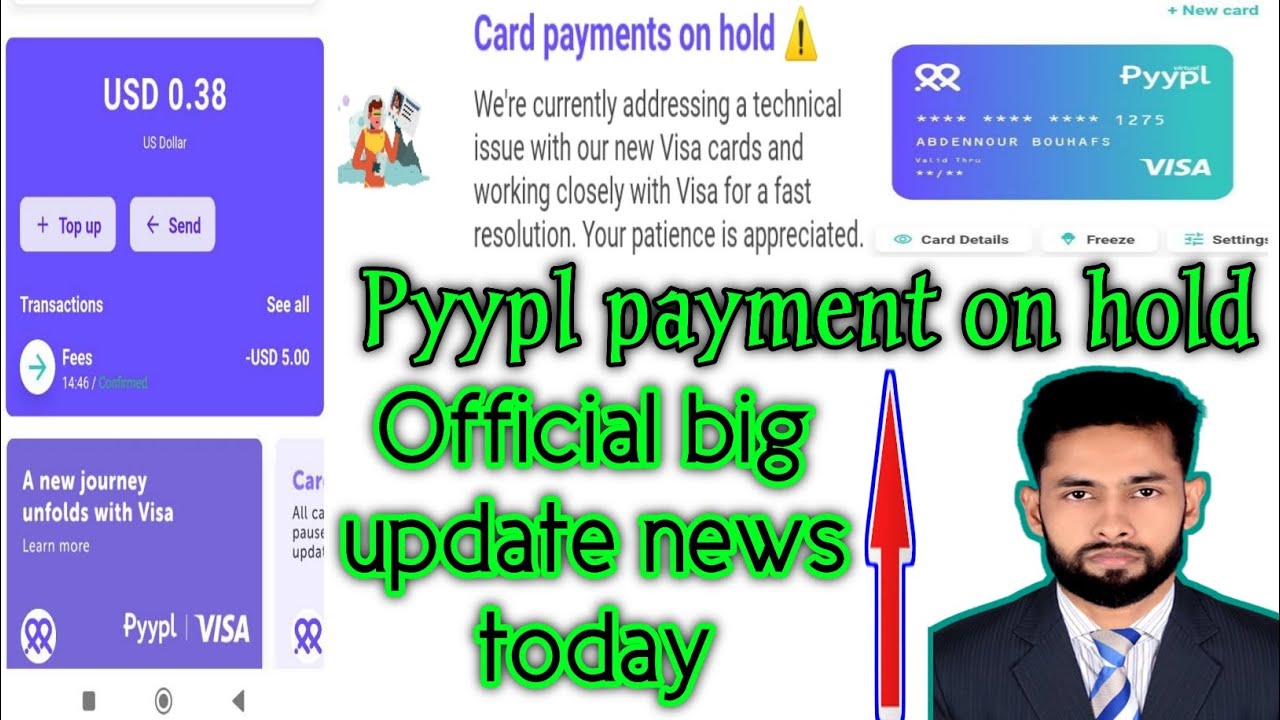 Pyypl card payment on hold problem solve | pyypl visa card official big ...