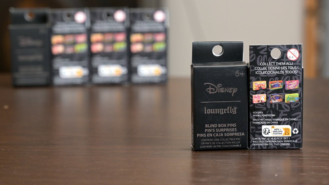 Mystery Unboxing: Loungefly Disney Candy Boxes Pins - YouTube