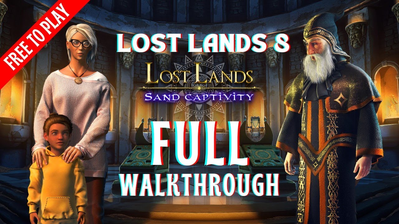 Lost Lands 8 Walkthrough Sand Captivity Full Game | Pynza - YouTube