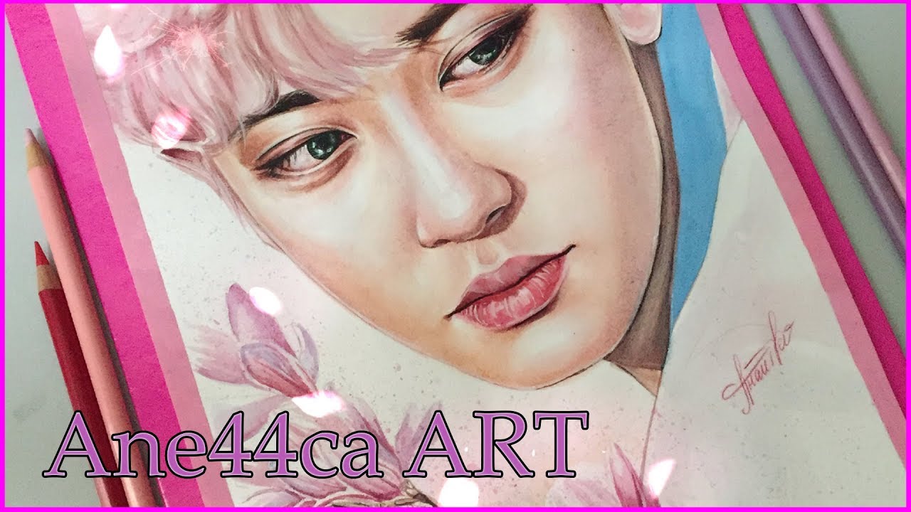 Drawing EXO | Chanyeol | KO KO BOP | by Ane44ca ART - YouTube