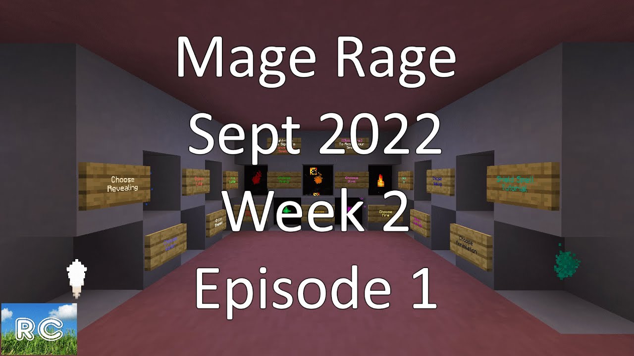 Minecraft Mage Rage Sept 2022 Week 2 Episode 01 - YouTube