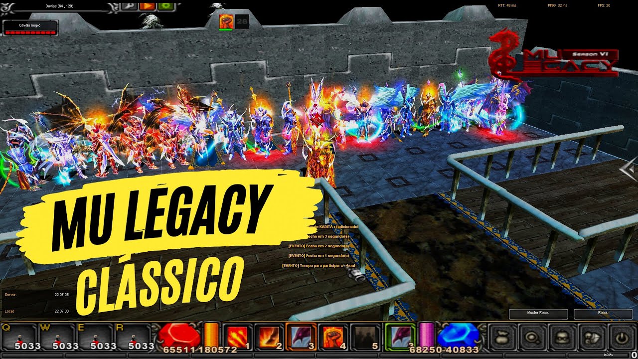 O Melhor Mu Online Clássico do Brasil | Mu Legacy Season 6 - YouTube