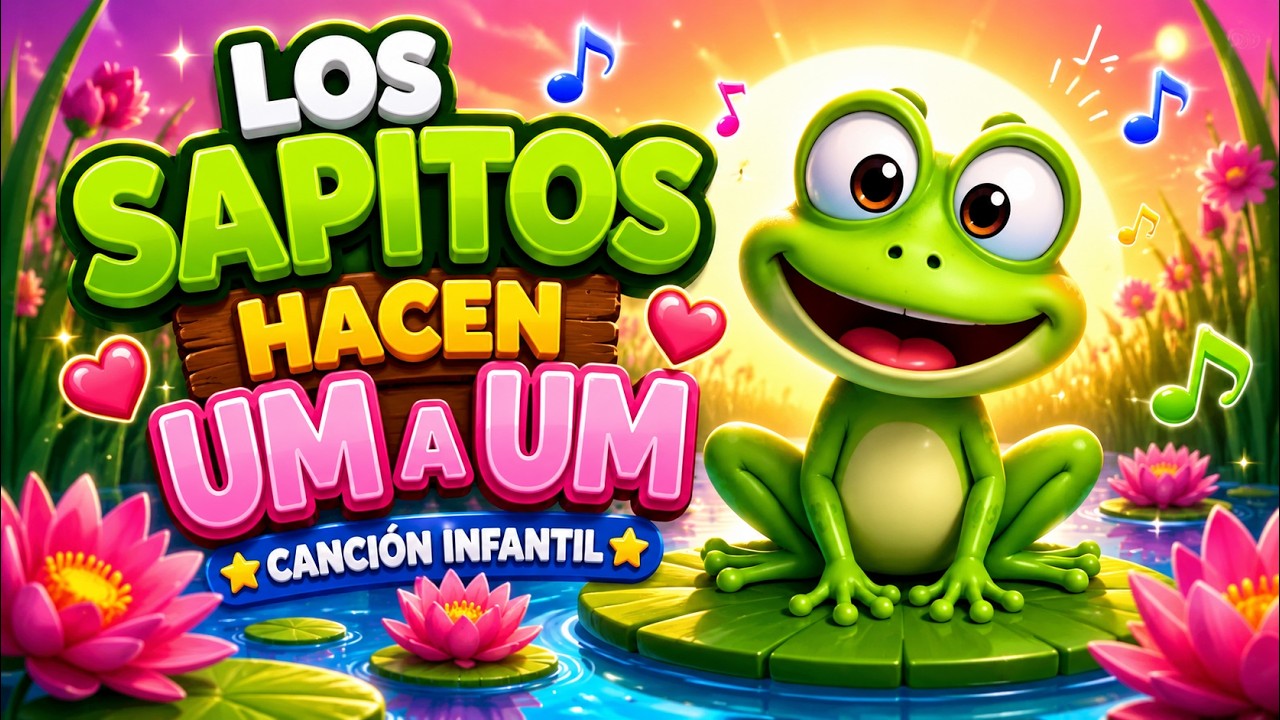 los Sapitos Hacen Um a Um 🐸🎶 Canción infantiles - YouTube