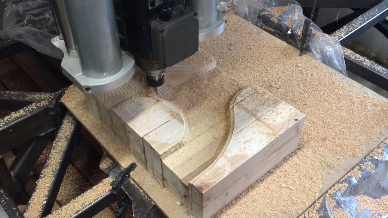 DIY cnc first cuts 2 - YouTube