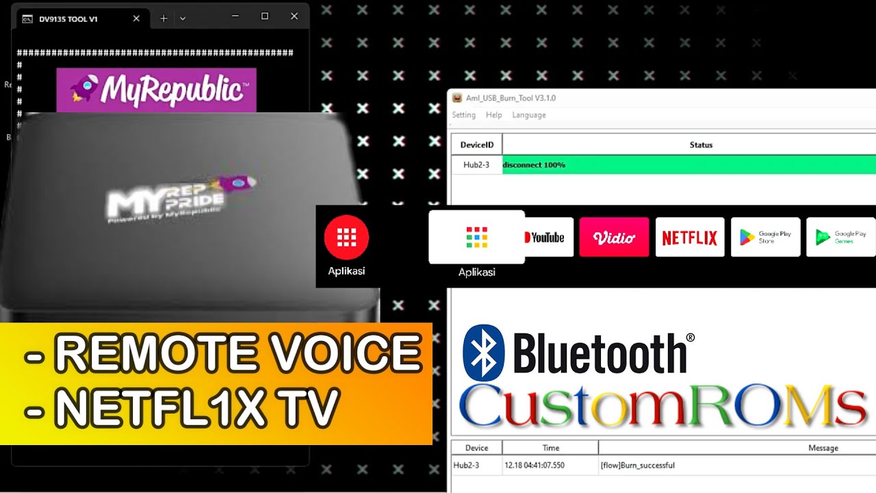 flash stb MY Republik DV9135 UBT - stable custom by Magic ANDROID 11 finaL - YouTube