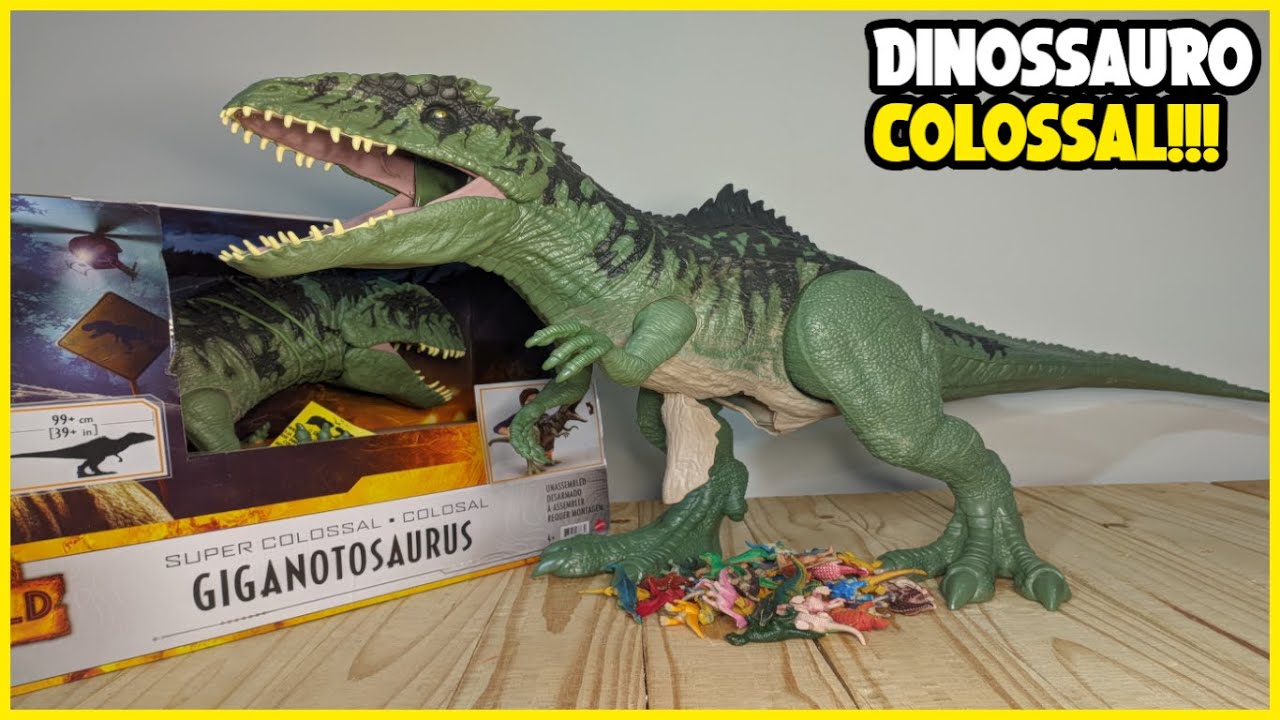 Dinossauros Giganotosaurus Super Colossal Jurassic World Dominion ...