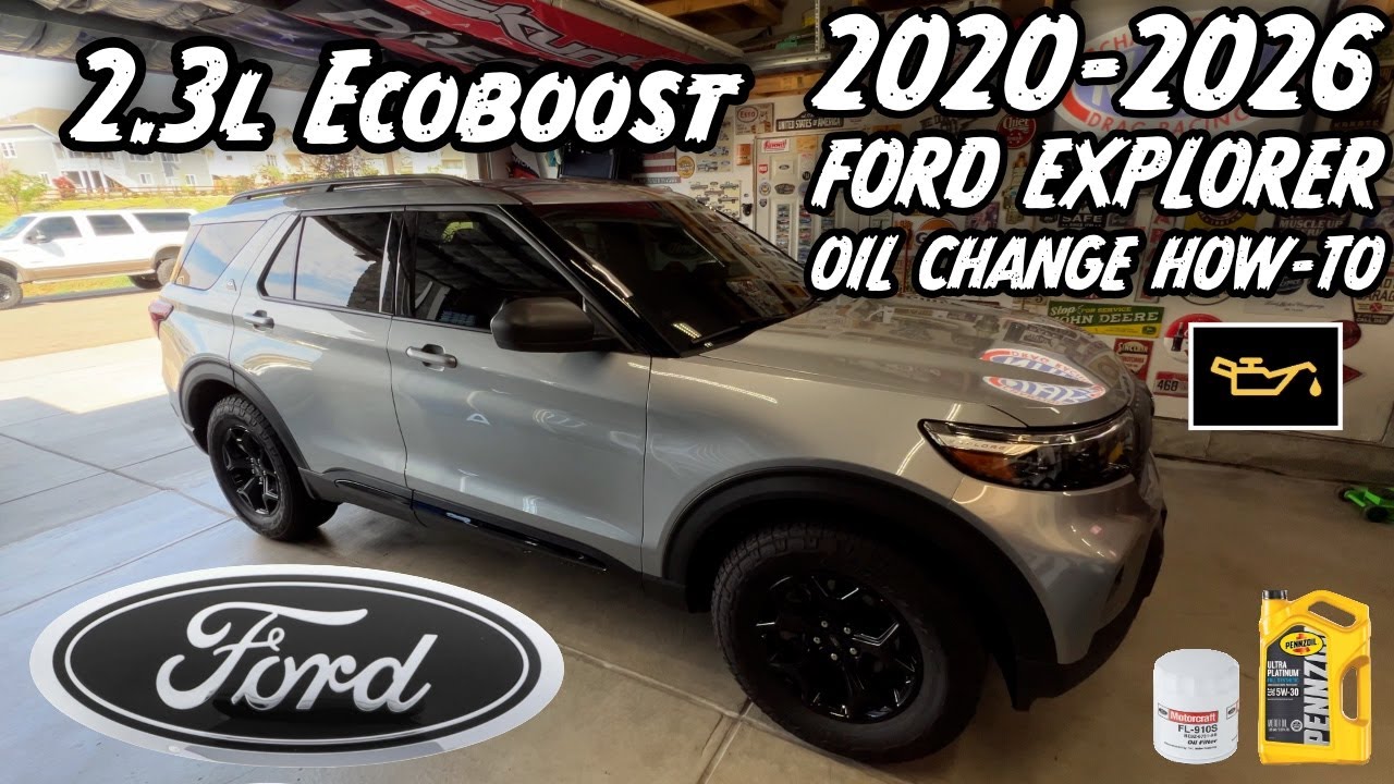 Ford Explorer Timberline Oil & Filter Change How-To - YouTube