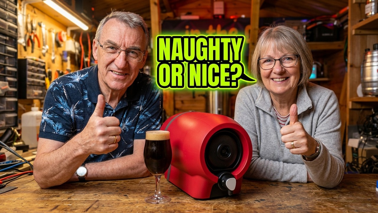 Pinter 3. Naughty N Spiced Ale. Brewing & tasting with Mrs Fred. - YouTube