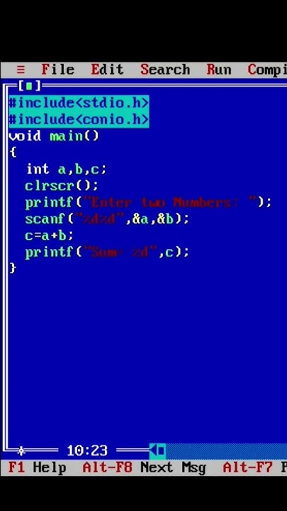 #2 C Program to find sum of two numbers || #clanguage #cprogramming # ... #2 C Program to find sum of two numbers || #clanguage #cprogramming # ...