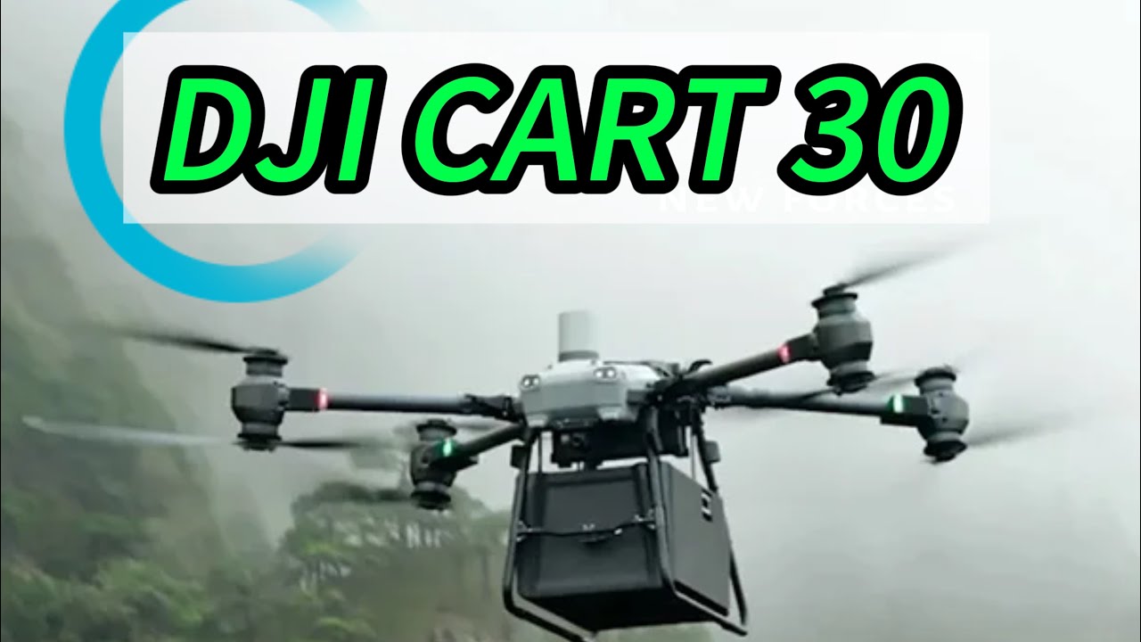 DJI CART 30 DELIVERY DRONE CARGO, - YouTube