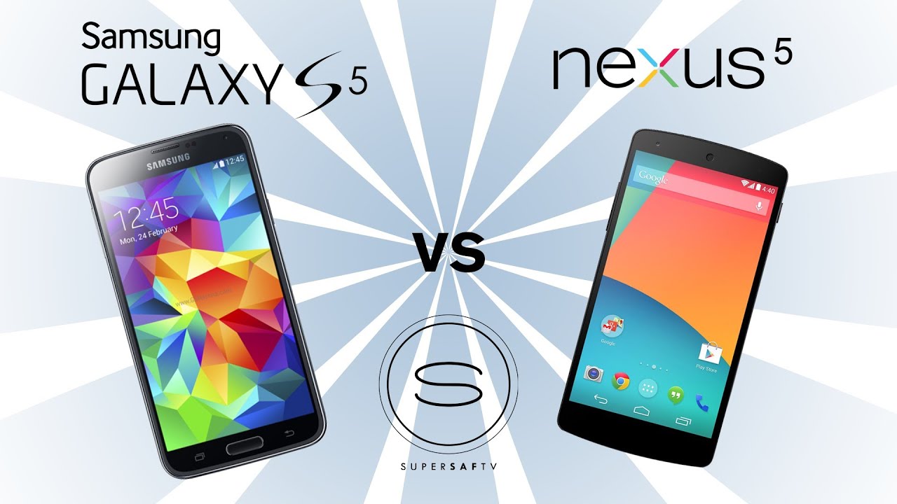 Samsung Galaxy S5 vs Nexus 5 - YouTube