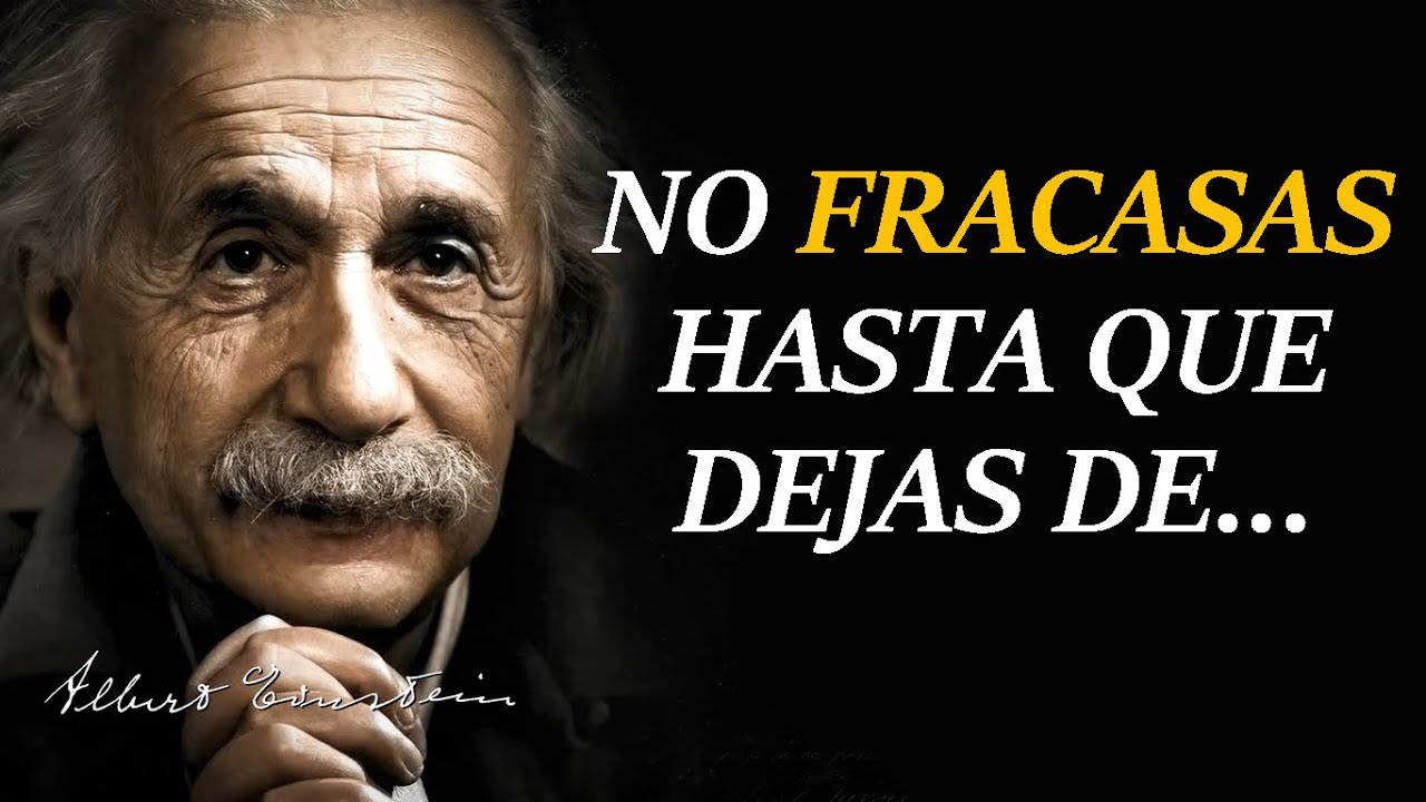 40 Frases de Albert Einstein que te llevarán al EXITO - YouTube