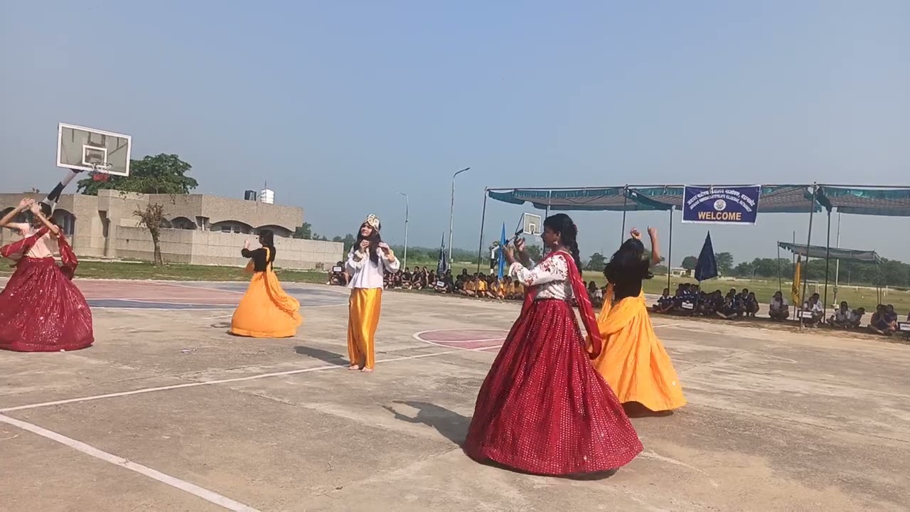 opening ceremony during cluster level basket ball meet at jnv pathankot ...
