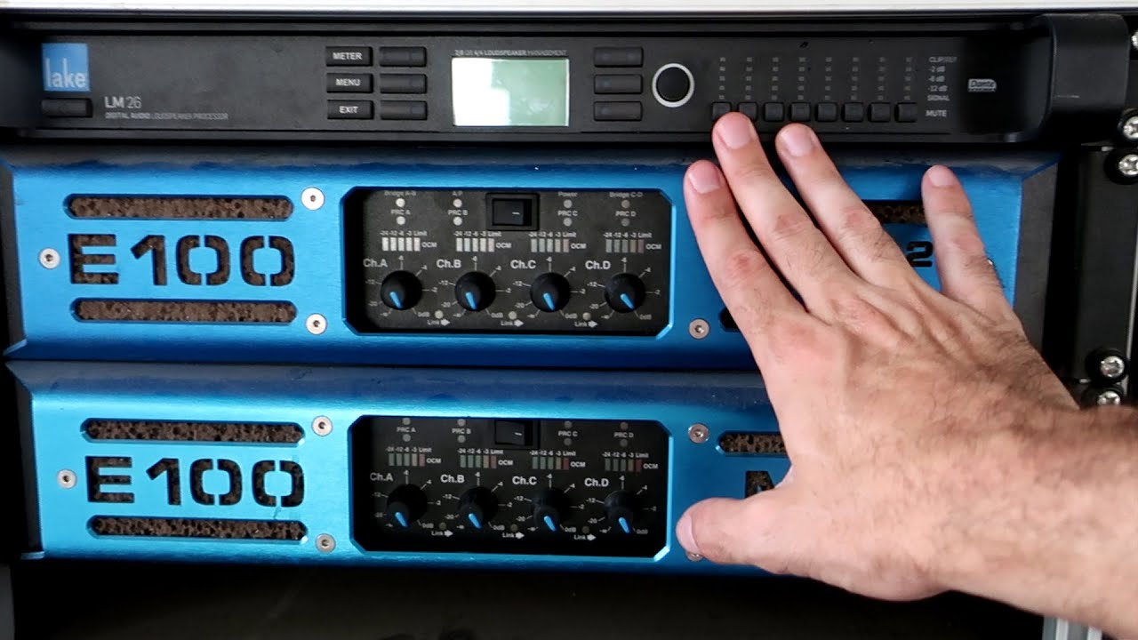 CÓMO CONECTAR LINE ARRAYS L y R de 2 VÍAS ACTIVAS con 4 SALIDAS DEL ...