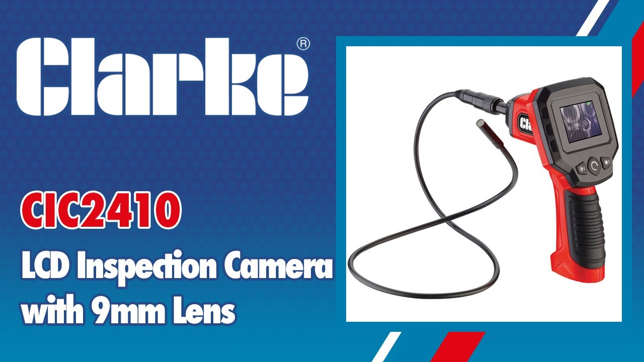 Clarke CIC2410 LCD Inspection Camera with 9mm Lens - 6470385 - YouTube
