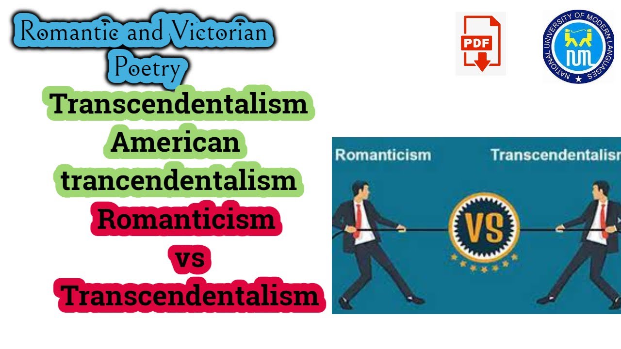 Transcendentalism: Romanticism vs Transcendentalism - YouTube