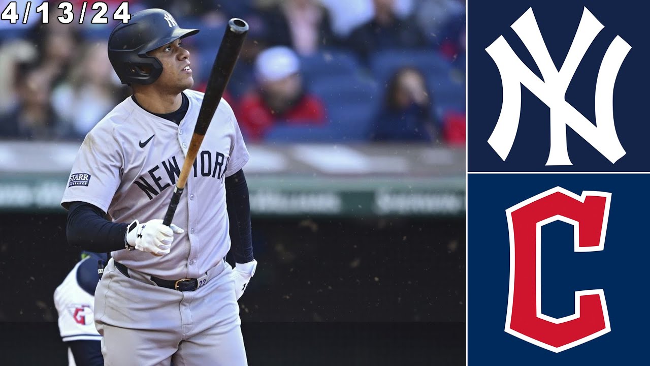 New York Yankees Highlights: vs Cleveland Guardians | 4/13/24 (Game 2 ...