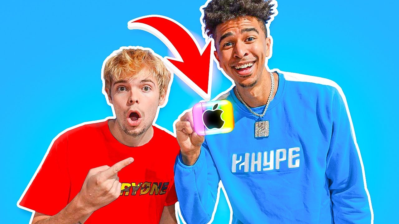 Surprising 2HYPE Roommates with Custom AIRPODS! - YouTube
