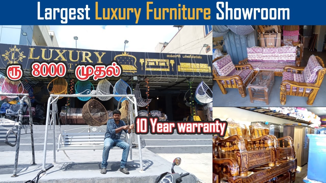 Largest Luxury Furniture Showroom at Hosur | Dreamer Paul Vlog - YouTube