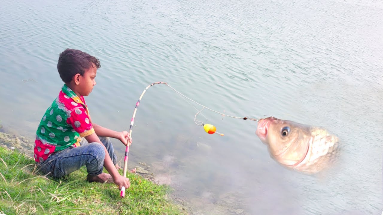 Best Amazing Hook Fishing Video 2024 ~ Fishing With Hook ~ Traditional ...