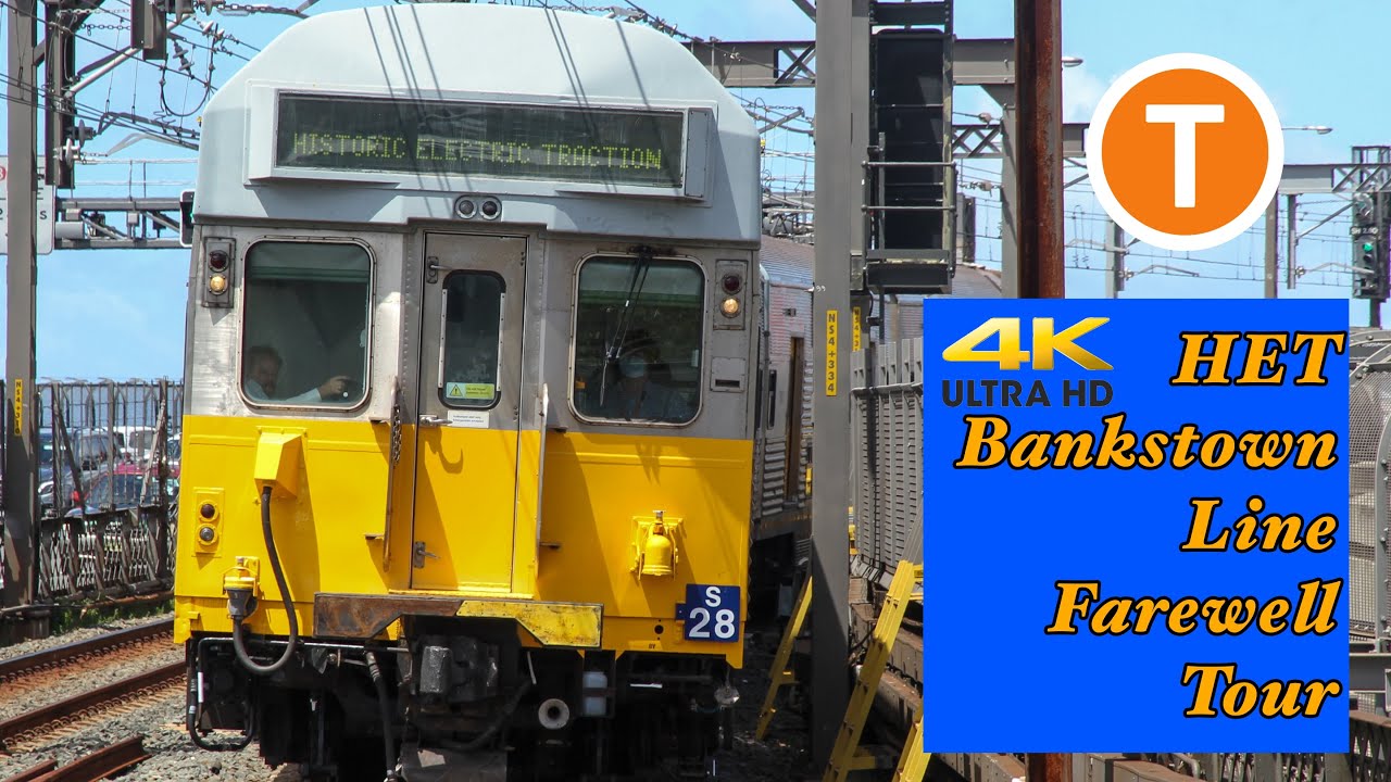 Sydney Trains Video #90 - Bankstown Line Farewell Tour featuring an S ...