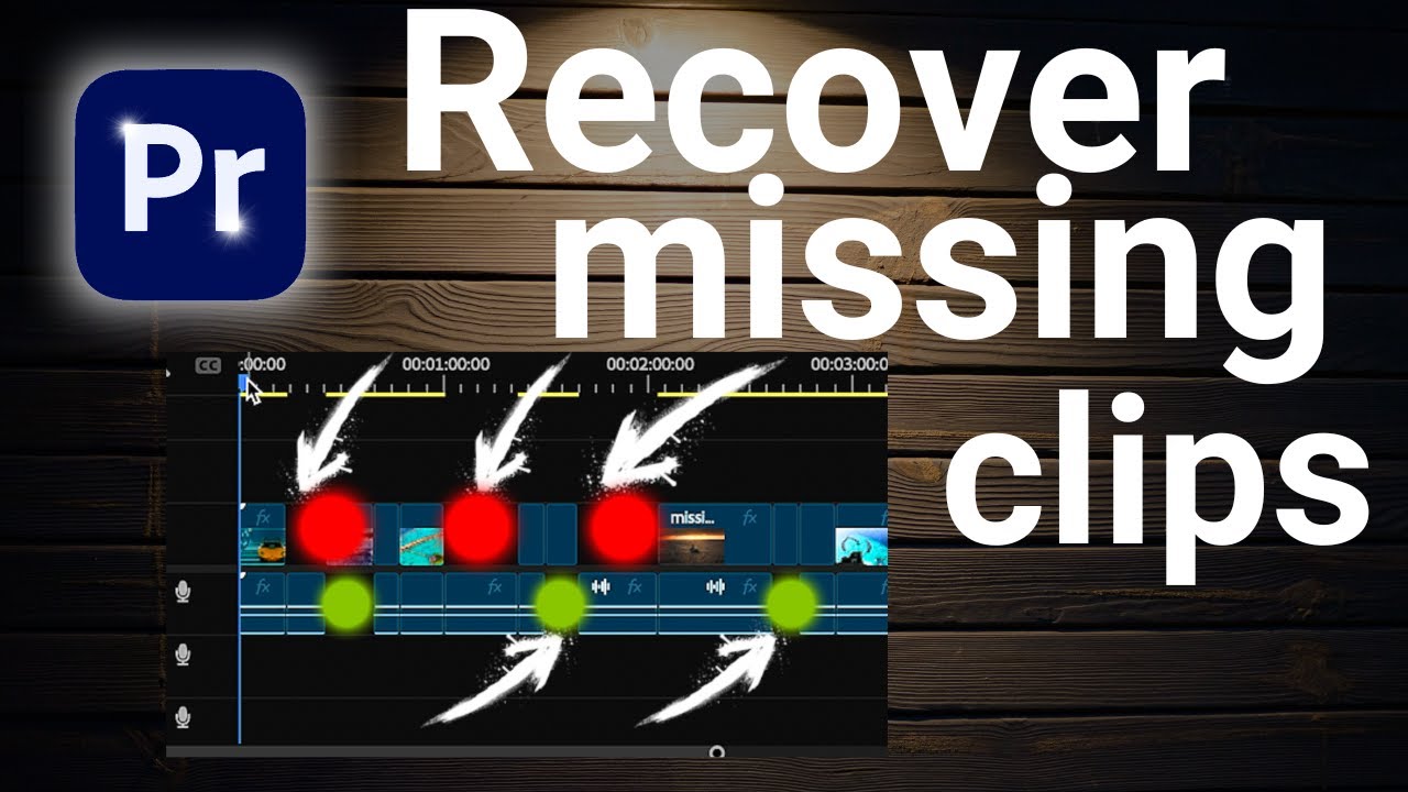 How to Recover Missing Clips in Premiere Pro - YouTube