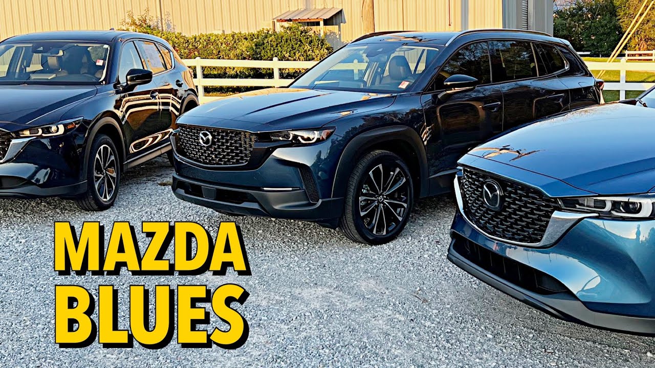 Which Beautiful Blue Do You Prefer on Mazda Crossovers? - YouTube