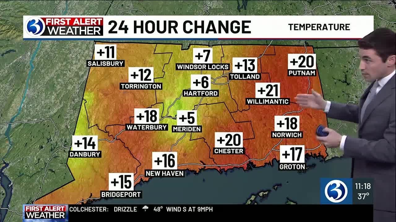 WEATHER: Temperatures rise to high 50s and 40s before steep drop off ...