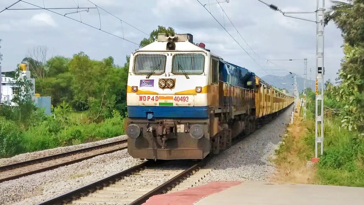 Vasco Express runs at MPS in Heggere halt Station | YPR - VSG | INDIAN ...