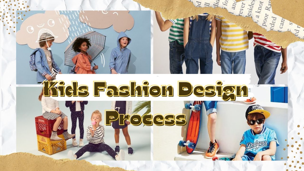 kids wear design process - YouTube