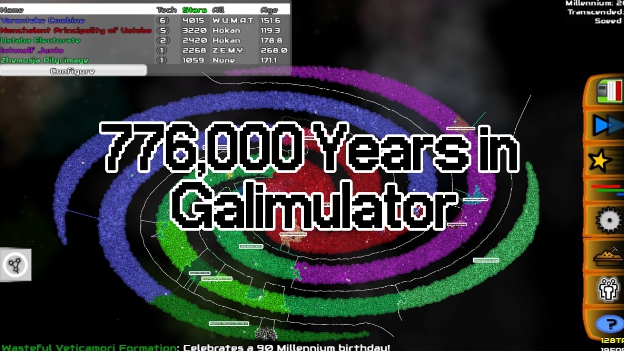 776,000 Years in Galimulator | Timelapse - YouTube