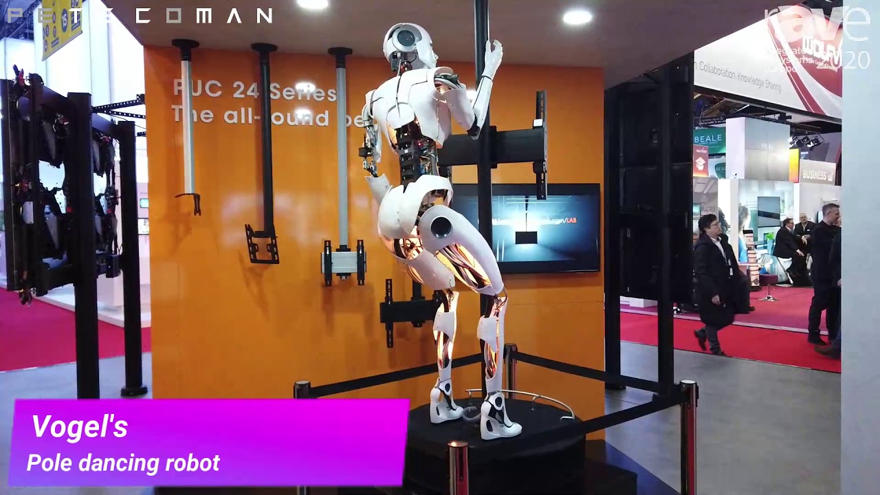 ISE 2020 - Vogel's Pole Dancing Robot Review - YouTube