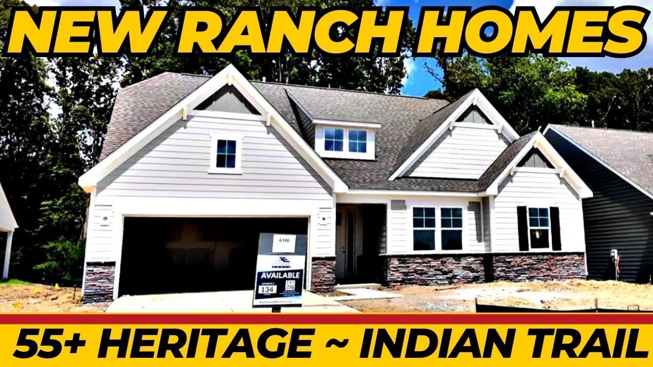 HERITAGE 55+ Must-See New Ranch Homes near Charlotte, North Carolina ...