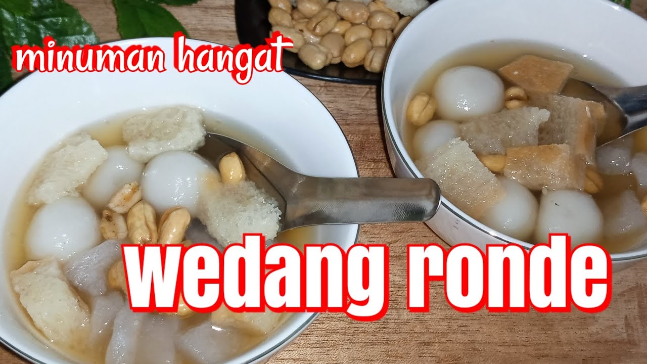 Resep Cara membuat wedang rondhe khas jogja - YouTube