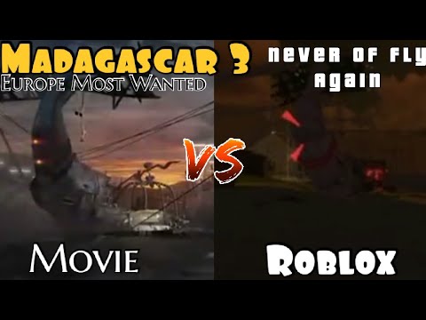 (500 Subs) Madagascar 3 Europe Most Wanted Movie Vs Roblox. Never of ...