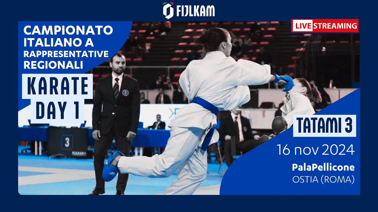 Karate - Campionato Italiano Rappresentative Regionali 2024 - Day1 ...