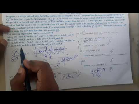 GATE CSE 2015 SET 2 Q ||Algorithms || GATE Insights Version: CSE - YouTube