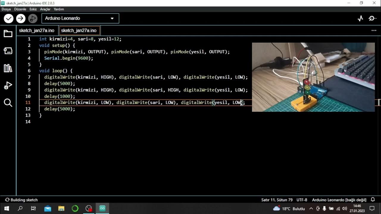 Yeni Başlayanlar İçin Arduino Kodlamak | Trafik Lambası Projesi - YouTube