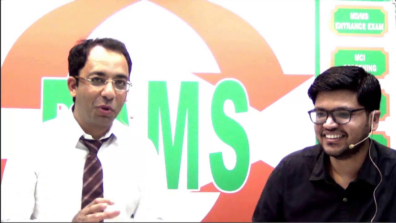 AIIMS NOV 2017 TOPPER RANK-17 Dr. DEVANSH GOYAL #damsrocks - YouTube
