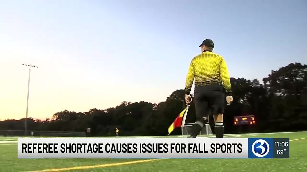 Referee shortage causes problems for fall sports - YouTube