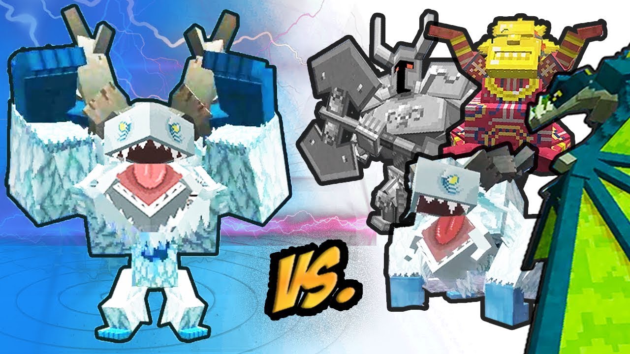 Frostmaw Vs. Mowzie’s Mobs in Minecraft - YouTube