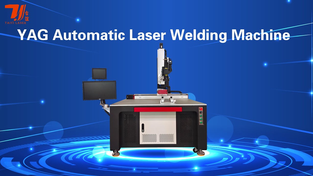 4 Axis Automatic YAG Laser Welding Machine - YouTube