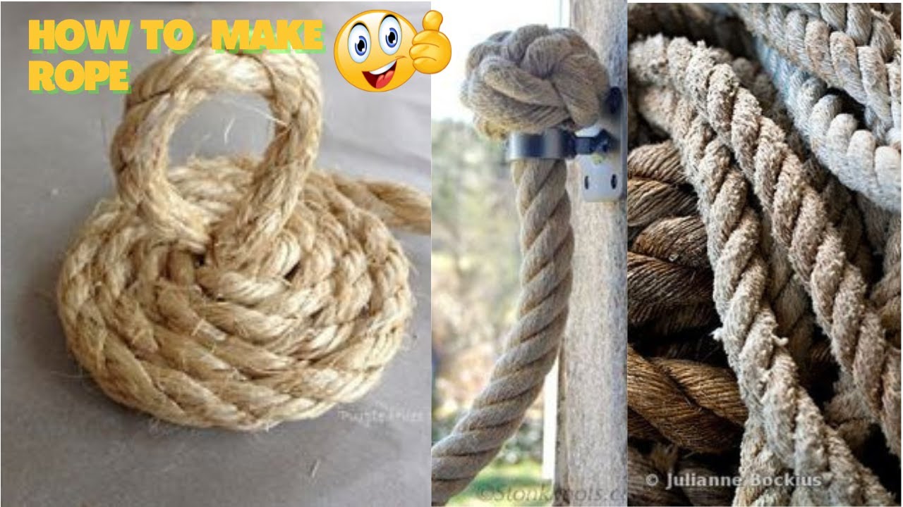 How to Make Rope | Making Rope | Old Days - YouTube