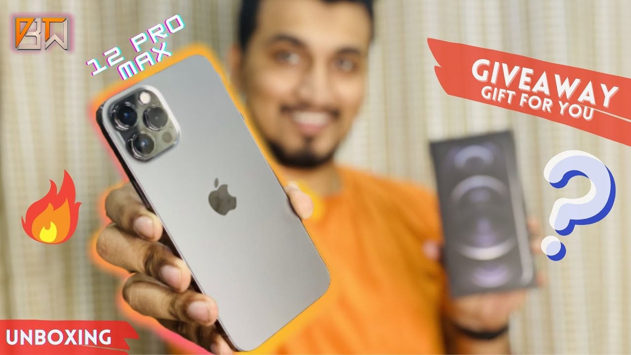 IPHONE 12 PRO MAX UNBOXING 🔥 🔥 || GIVEAWAY GIFT FOR YOU 🔥⚡ || BIGGEST ...