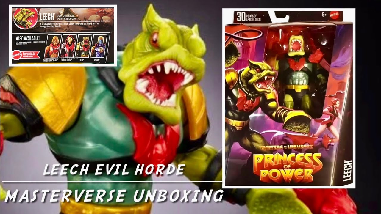 Leech Masterverse & origins action figure unboxing and review - YouTube