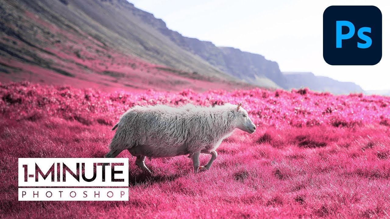 1-Minute Photoshop |Easy Make Infrared Photo Effect in Photoshop ...