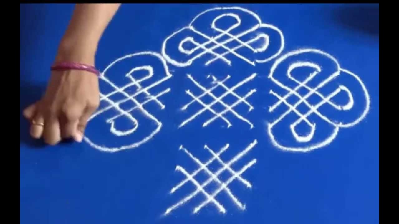 Rangoli Design with dots easy to draw and beautiful for beginners By ...