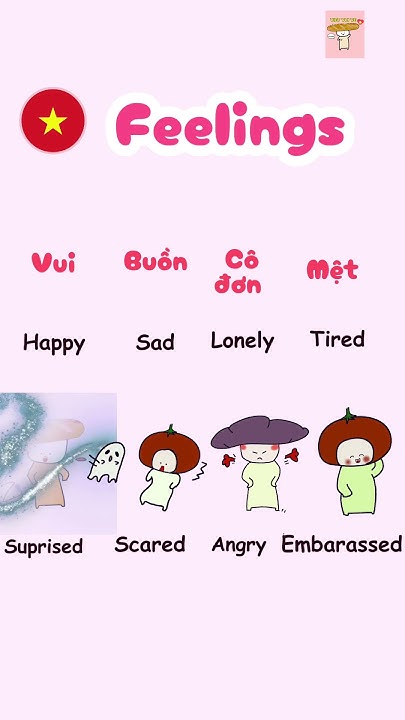 Learn Vietnamese everyday |Feeling| Vocabulary #learnvietnamese # ...